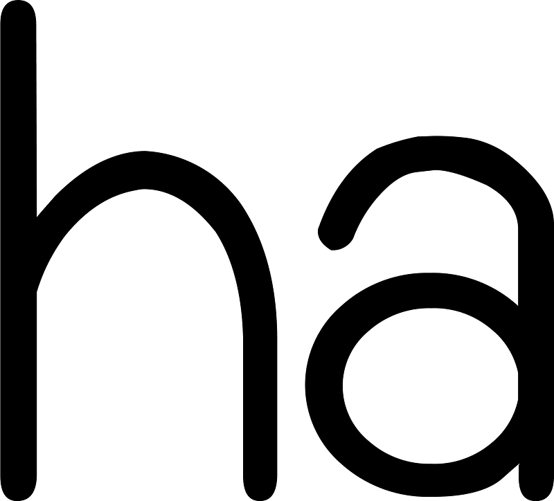 Ha icon. Free download transparent .PNG | Creazilla
