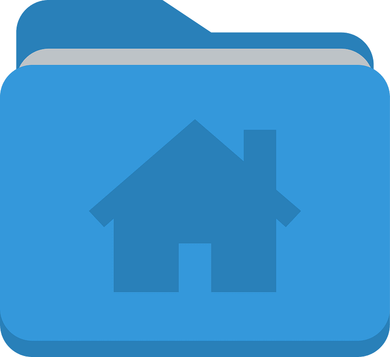 Home folder - Free vector icons on creazilla.com