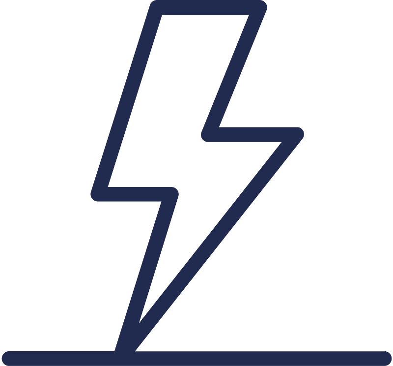 Lightning icon. Free download transparent .PNG | Creazilla