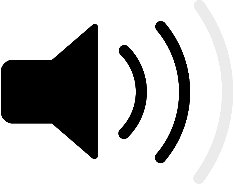 Sound on icon - Free vector icons on creazilla.com