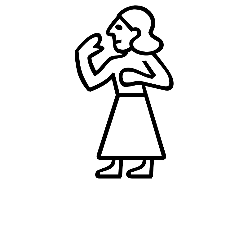 Anatolian Hieroglyph A002 Free Vector Icons On