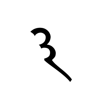 Bhaiksuki Digit Three - Free vector icons on creazilla.com