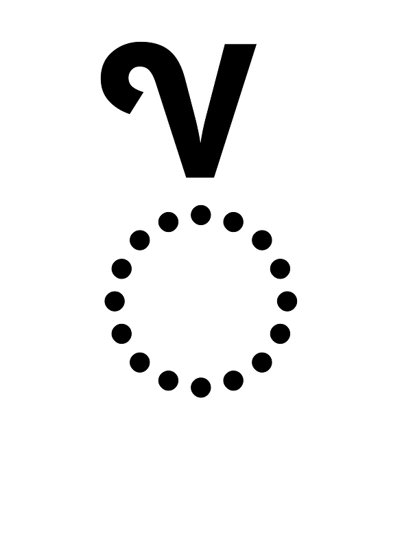 Combining Old Permic Letter Nenoe - Free vector icons on creazilla.com