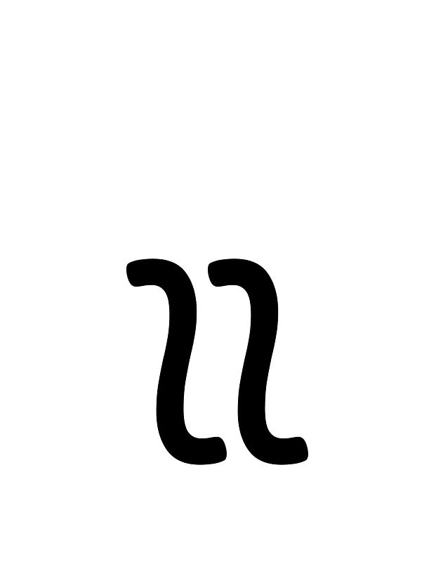 Khojki Double Danda icon. Free download transparent .PNG | Creazilla