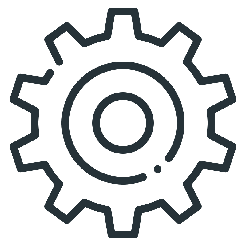 Cogwheel icon. Free download transparent .PNG | Creazilla
