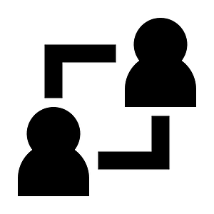 Collaboration icon. Free download transparent .PNG | Creazilla