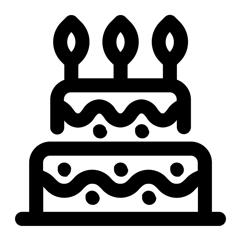 Birthday icon. Free download transparent .PNG | Creazilla