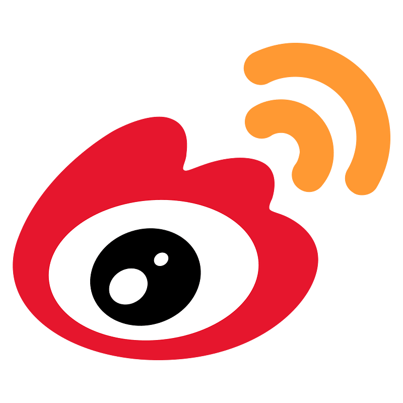 Weibo icon. Free download transparent .PNG | Creazilla