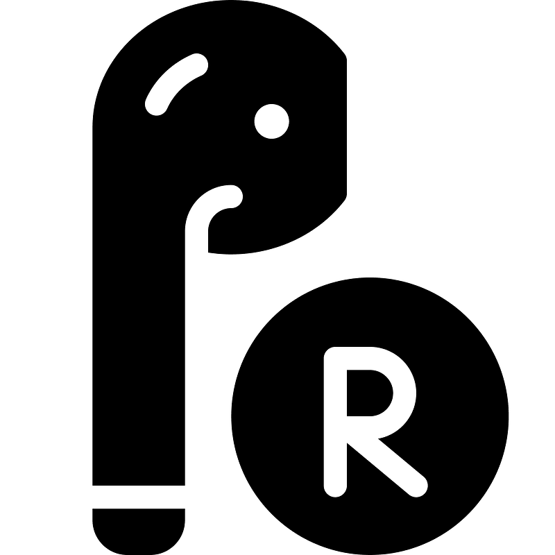 Airpod icon. Free download transparent .PNG | Creazilla