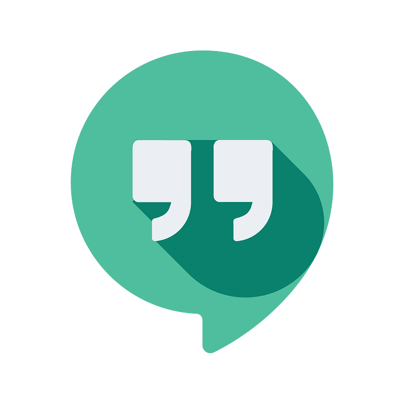 Hangout icon. Free download transparent .PNG | Creazilla