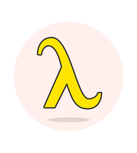 Lambda icon. Free download transparent .PNG | Creazilla