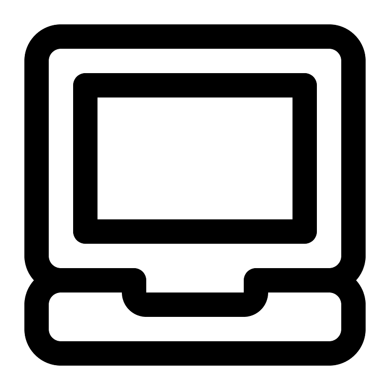 Laptop icon. Free download transparent .PNG | Creazilla