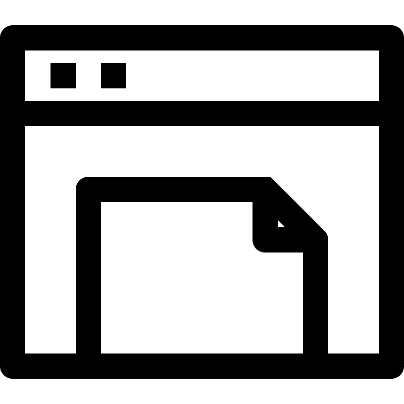 Browser icon. Free download transparent .PNG | Creazilla