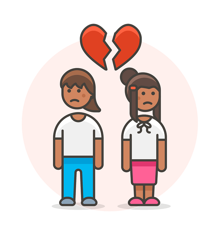 Breakup - Free vector icons on creazilla.com