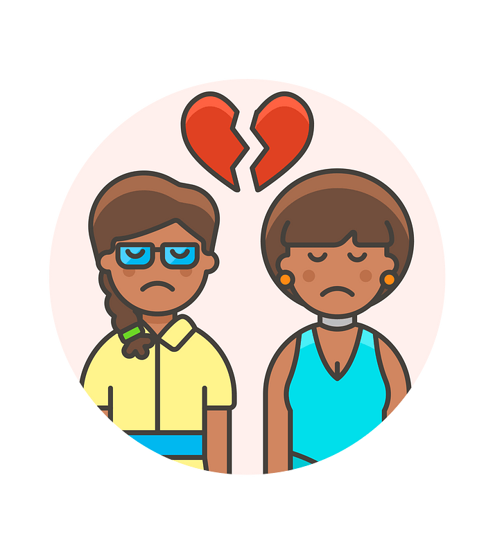 Breakup icon. Free download transparent .PNG | Creazilla