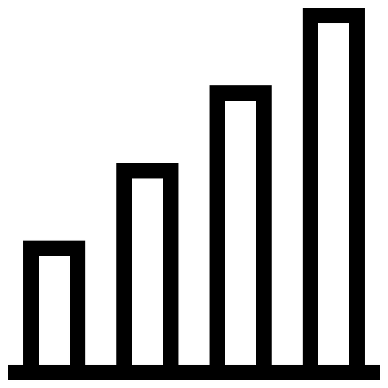 Barchart icon. Free download transparent .PNG | Creazilla