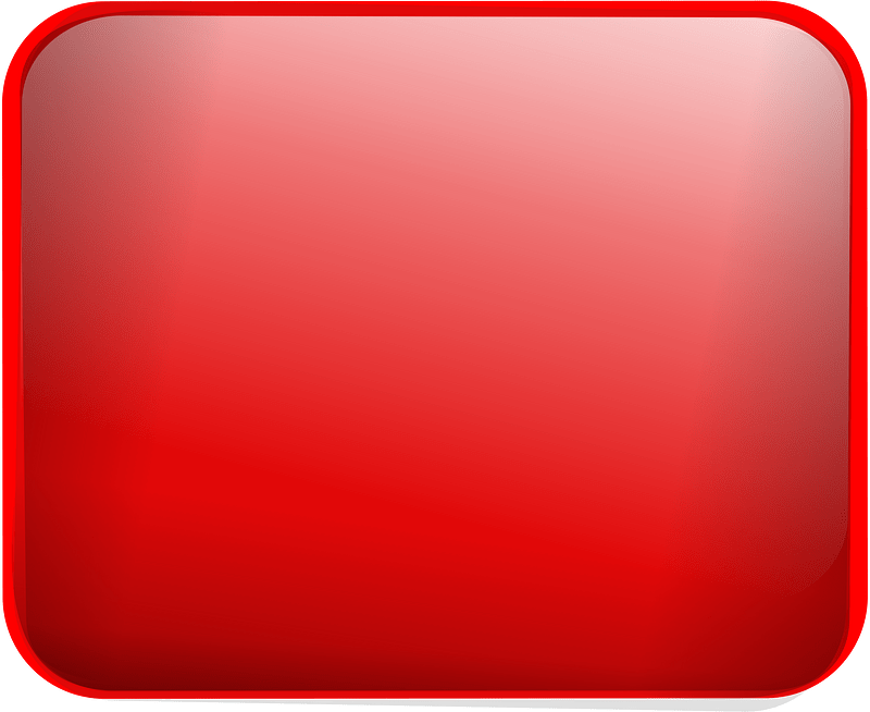 Red rectangle icon. Free download transparent .PNG | Creazilla