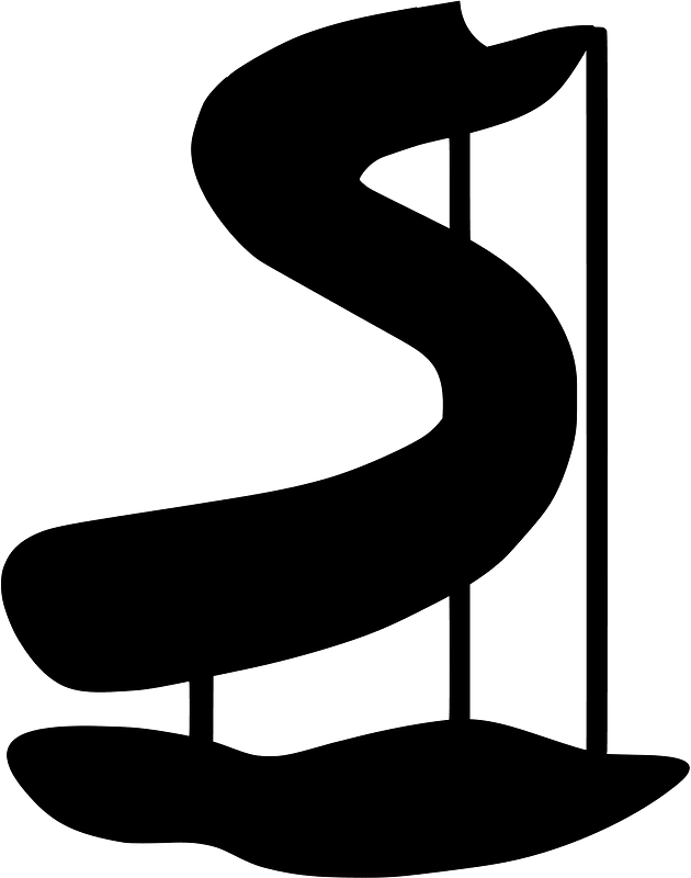 Water slide - Free vector silhouettes on creazilla.com