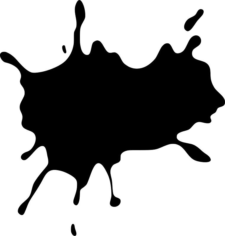 Splat - Free vector silhouettes on creazilla.com