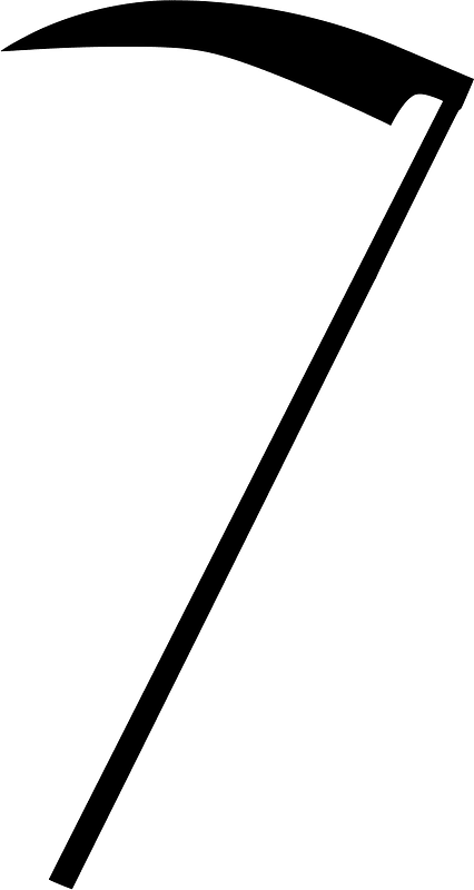 Scythe - Free vector silhouettes on creazilla.com