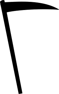 Scythe - Free vector silhouettes on creazilla.com