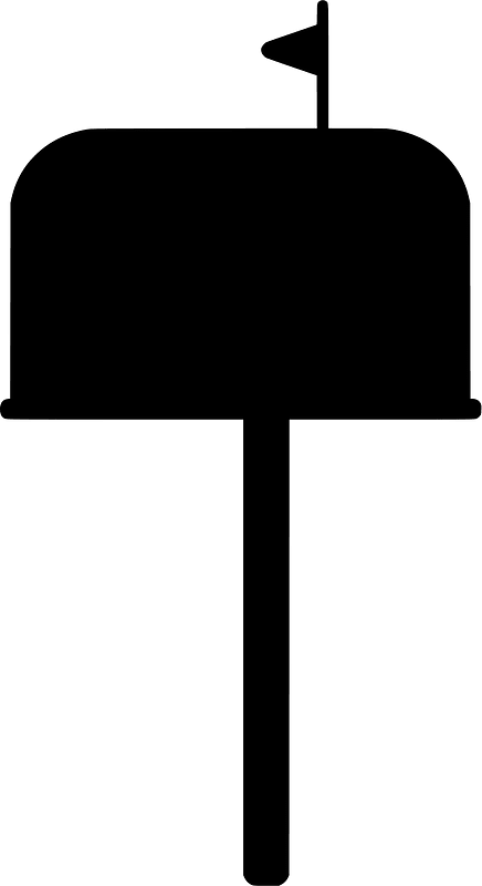 Mailbox - Free vector silhouettes on creazilla.com