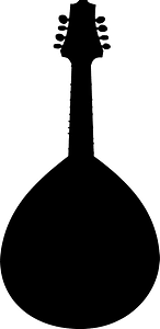 Lute - Free vector silhouettes on creazilla.com