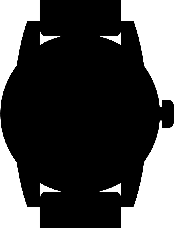 Wrist watch - Free vector silhouettes on creazilla.com