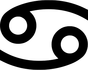 Cancer sign - Free vector silhouettes on creazilla.com