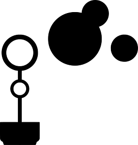 Bubble wand - Free vector silhouettes on creazilla.com