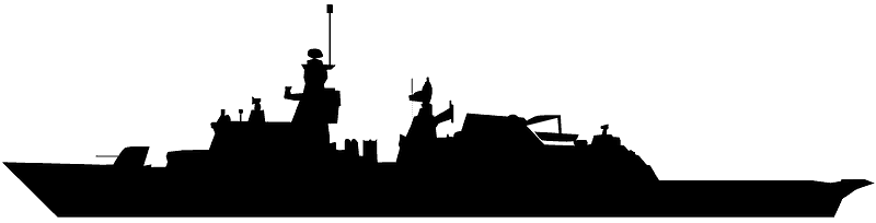 Navy Ship - Free vector silhouettes on creazilla.com