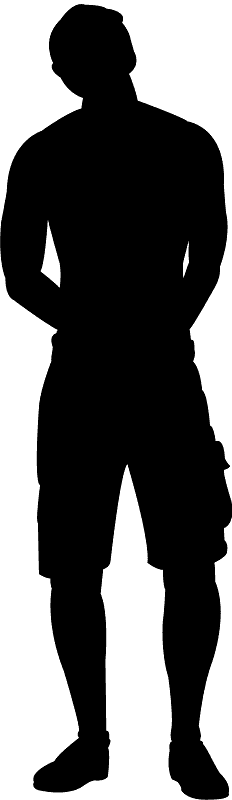 Man Looking up - Free vector silhouettes on creazilla.com