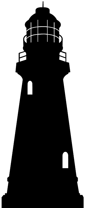 Lighthouse Silhouette Clip Art Free