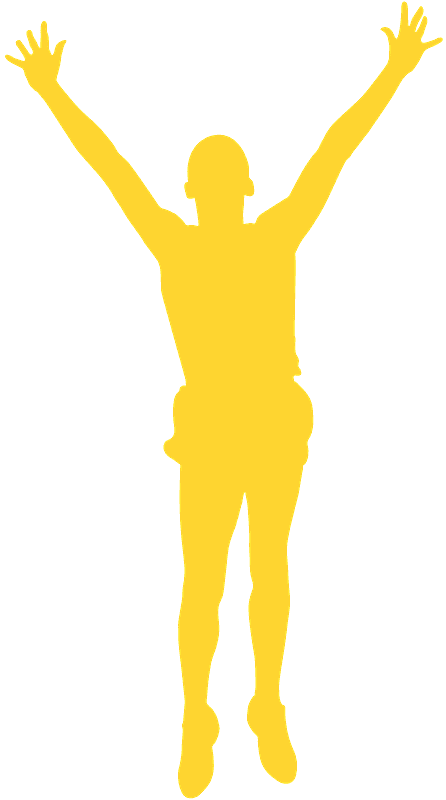 Hands Up Silhouette