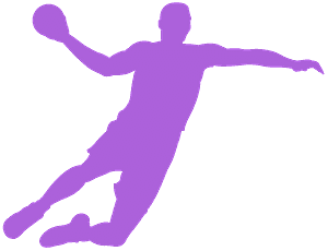 Handball pictogram silhouette - Free Vector Silhouettes | Creazilla