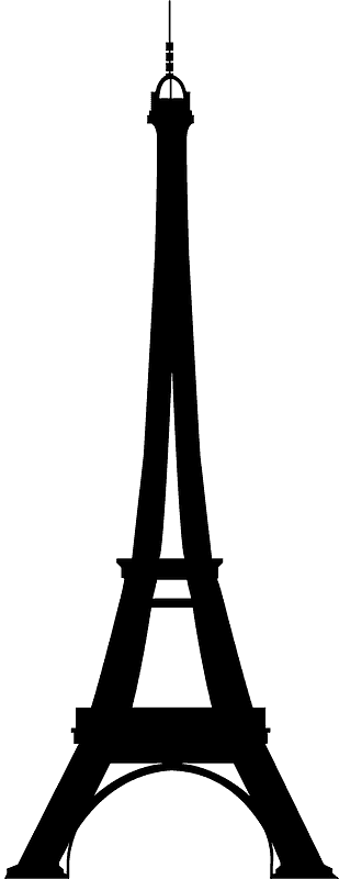 Eiffel Tower - Free vector silhouettes on creazilla.com