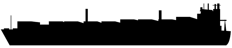 Container Ship - Free vector silhouettes on creazilla.com