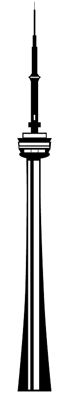 Cn Tower - Free vector silhouettes on creazilla.com