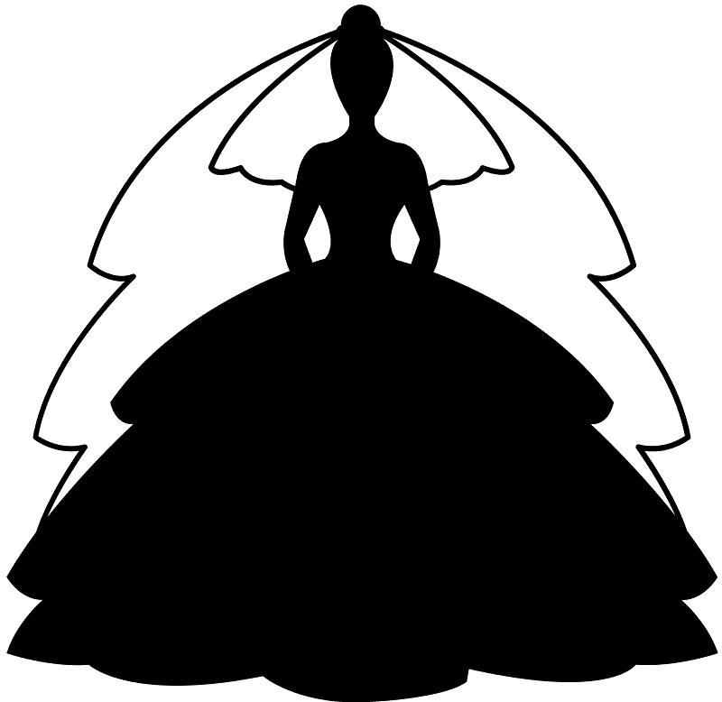 Bride - Free vector silhouettes on creazilla.com