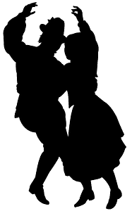 Folk Dance silhouette