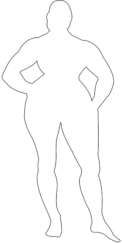 Woman Standing Outline