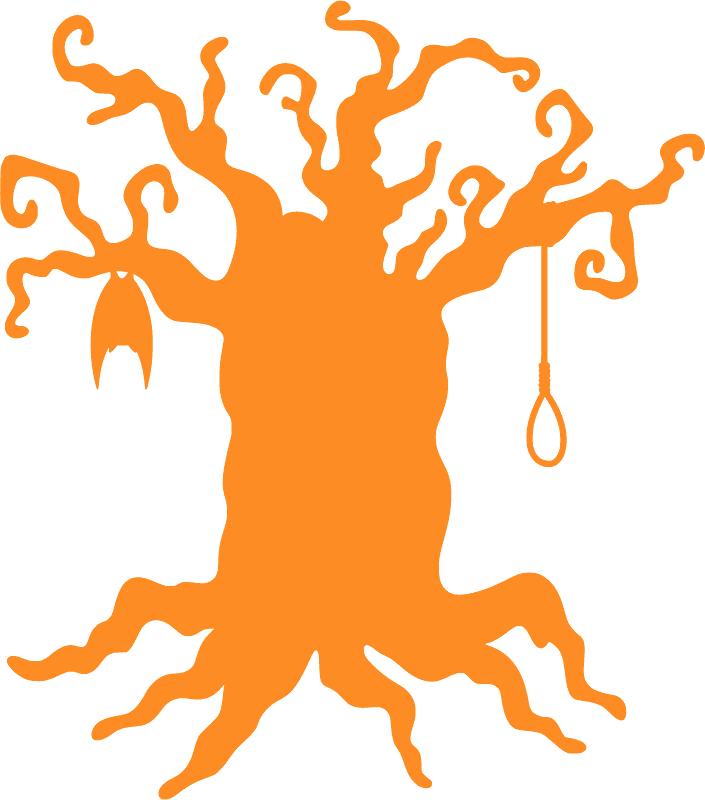 Scary Tree Silhouette Halloween
