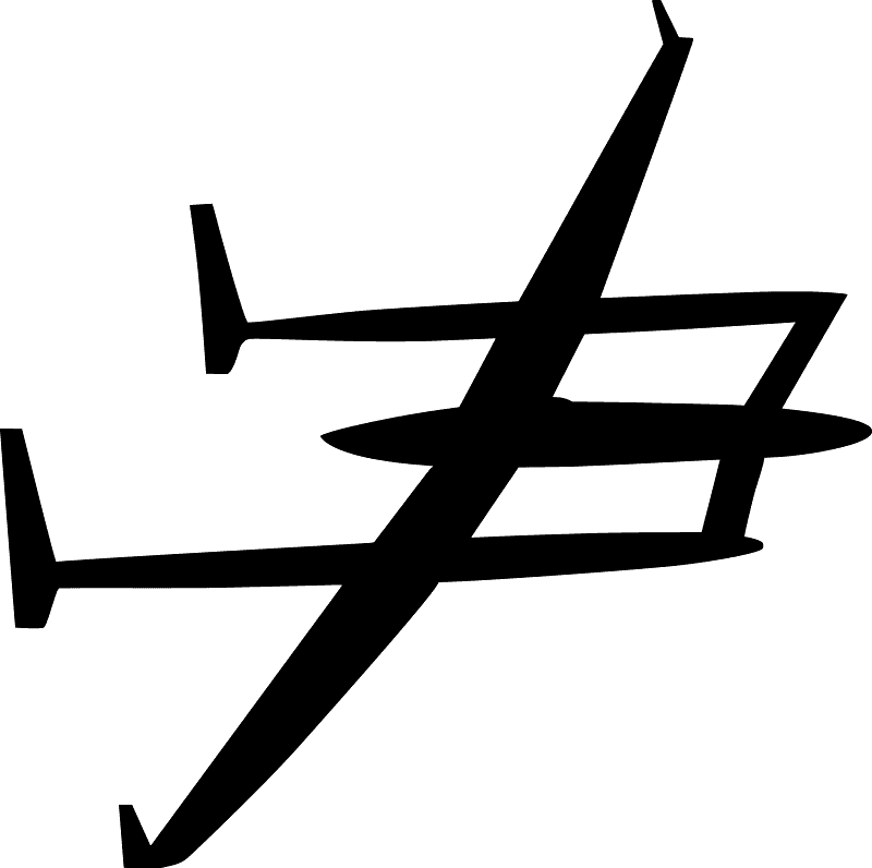 Rutan Model 76 Voyager - Free vector silhouettes on creazilla.com