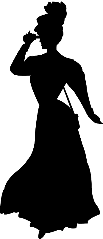Victorian Lady - Free vector silhouettes on creazilla.com