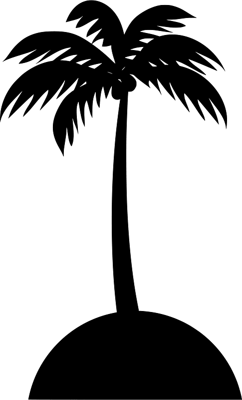 Palm tree - Free vector silhouettes on creazilla.com