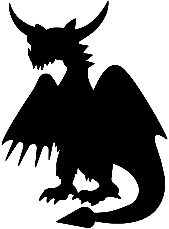 Dragon - Free vector silhouettes on creazilla.com