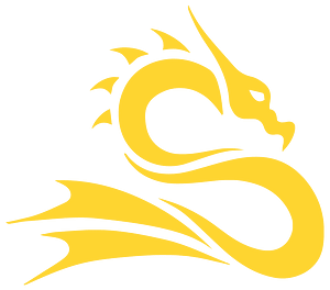 Tribal dragon silhouette - Free Vector Silhouettes | Creazilla