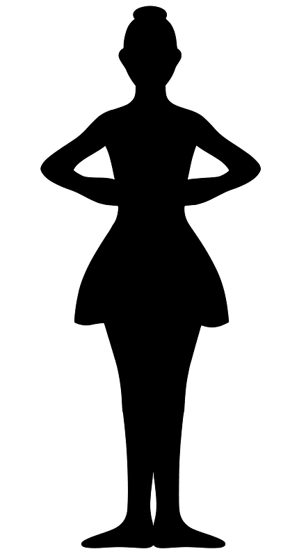 Ballet position 1 - Free vector silhouettes on creazilla.com