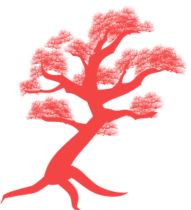 Tree with roots silhouette - Free Vector Silhouettes | Creazilla