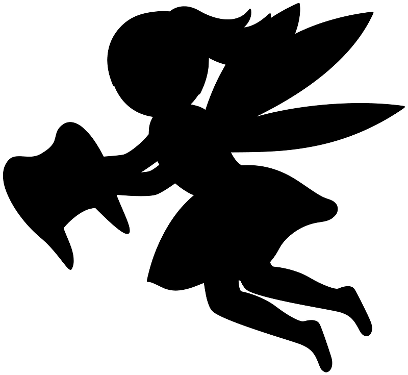 Tooth fairy - Free vector silhouettes on creazilla.com